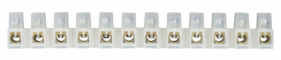 Connector Strip 12 Way 3 5 10 15 30 60 Amp Electrical Wire Choc Block ...