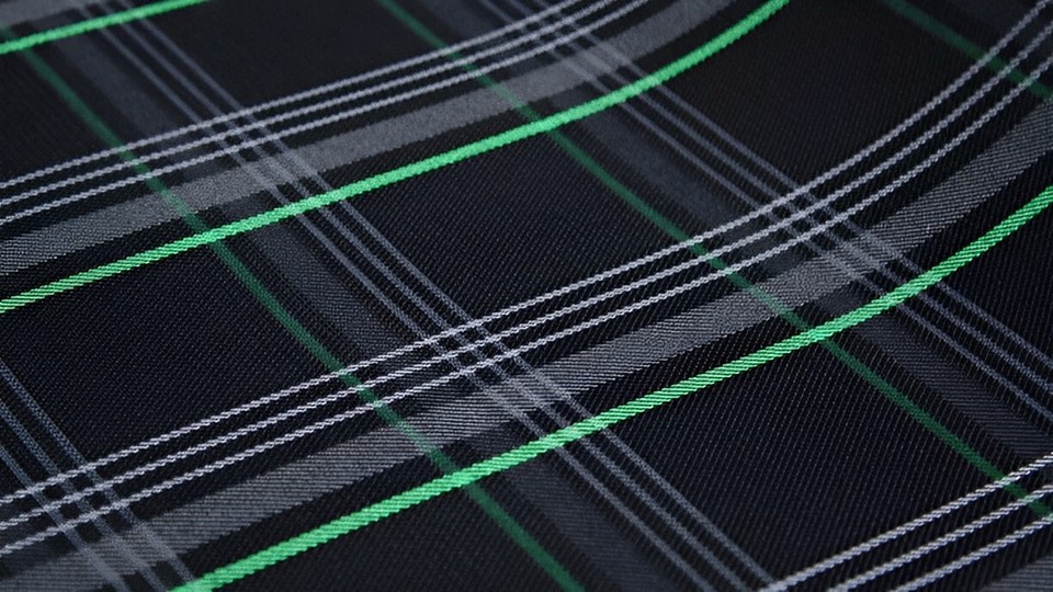 Green GTI Plaid Car Upholstery Fabric - VW Golf MK7- 3mm Foam - 59 ...