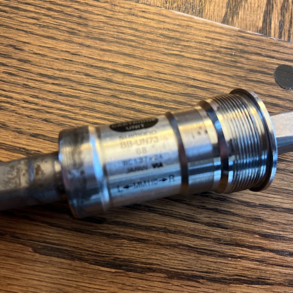 Shimano BB-UN73 68mm Cartridge Bottom Bracket 110mm Spindle English ...