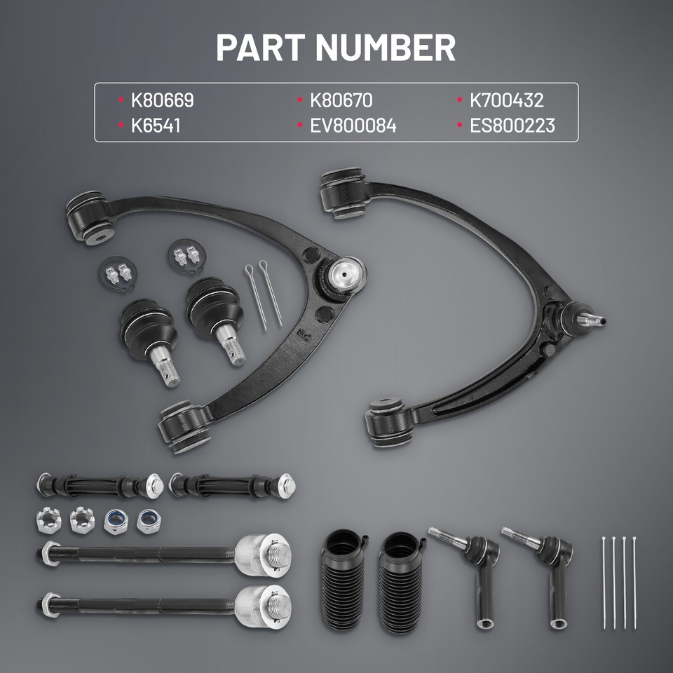 12pc Front End Kit for GMC Chevy Silverado Sierra Suburban Yukon XL ...