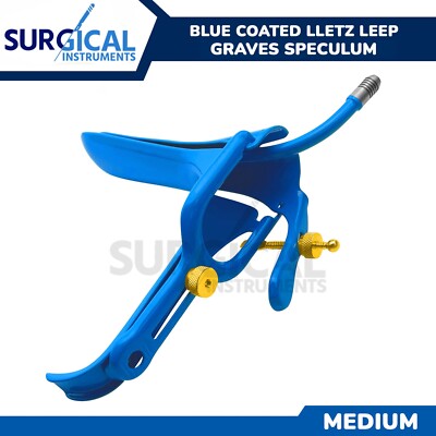 LLETZ LEEP Graves Vaginal Speculum Gynecology Surgical Medium Blue ...