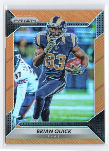 2016 Panini Prizm Orange Brian Quick #123 Los Angeles Rams | eBay