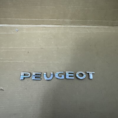 PEUGEOT 207 REAR TRUNK BOOT LID LOGO LETTERS | eBay