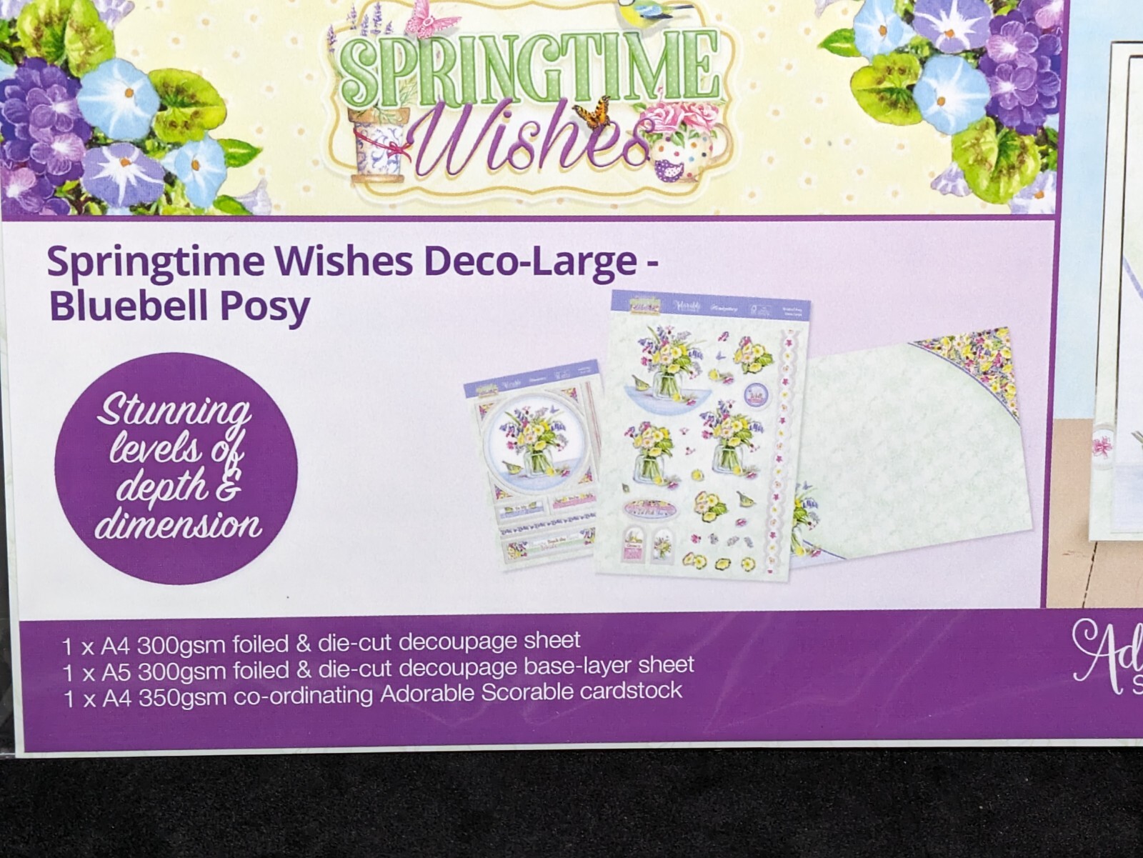 12 HUNKYDORY Adorable Scorable Topper Sets. Springtime Wishes / Spring Melody | eBay UK