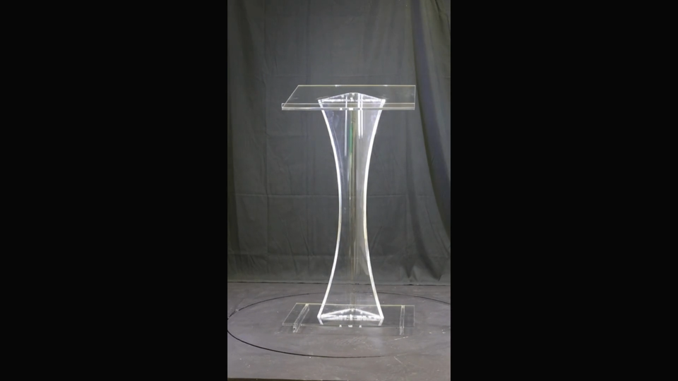 Kingdom TKL7000 Clear Eclipse Acrylic Lectern/Pulpit/Podium | eBay