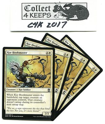 Magic MTG Eternal Masters 2015: 4x x4 Kor Hookmaster White Playset Unplayed 014 | eBay