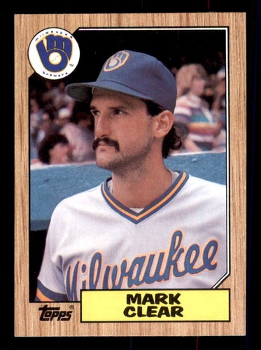 1987 Topps Baseball #640 Mark Clear NM or better *ca1 | eBay