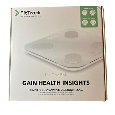 Fittrack Dara Smart BMI Digital Bluetooth Scale FT001 Measure Weight ...