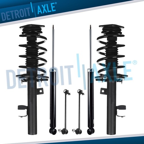Front Struts w/Spring + Sway Bars + Rear Shocks for 2014 2015 - 2018 ...