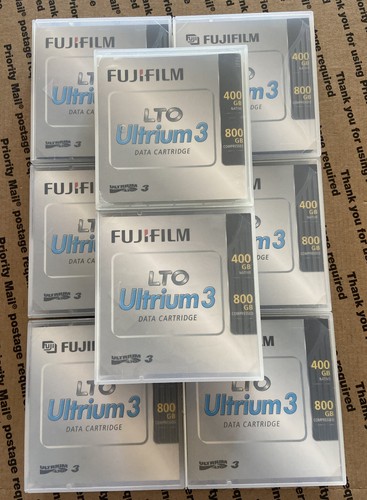 8 FUJI Film LTO Ultrium 3 Data Cartridge 400GB/800GB Atomm Technology ...