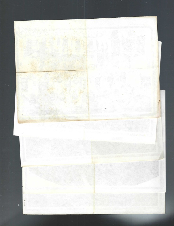 1980-81 TOPPS BASKETBALL POSTER LOT X 5 INC 76ERS ( DR. J ), PISTONS ...