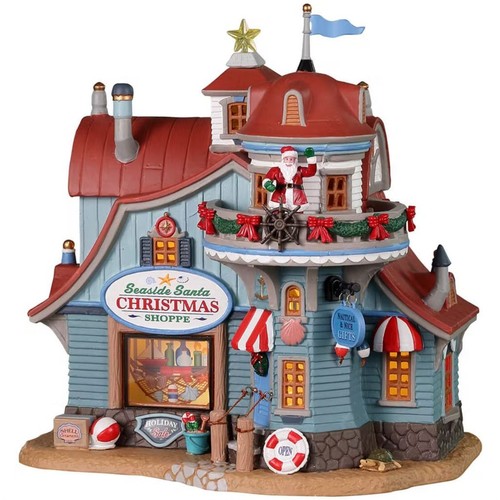 Lemax Seaside Santa Christmas Shoppe #25909 BRAND NEW Free Shipping | eBay