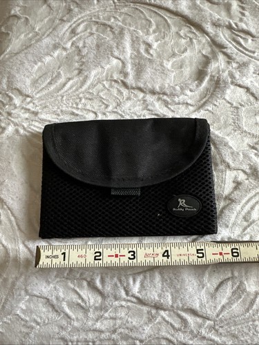 Buddy Pouch Wallet For Running Walking - Magnetic To Waistband Black | eBay