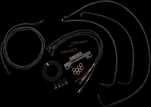 LA Chopper 15-17in Midnight Handlebar Controls Kit wo ABS HD Road Glide ...
