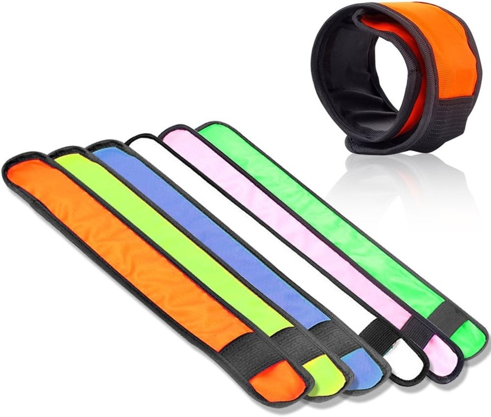 LED Light Up Band Slap Bracelets Night Safety Wrist Band | eBay