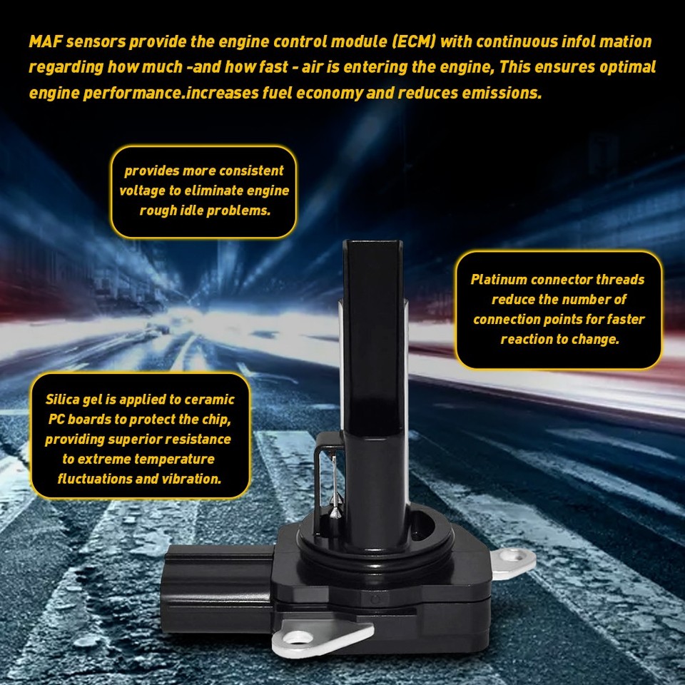 Mass Air Flow Meter Sensor MAF Fits for Toyota Highlander Corolla Camry ...