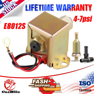 Low pressure Fuel Pump For E8012S FD0002 P60430 5/16" 4-7psi Shut-Off ...