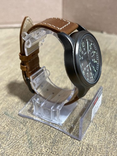 Timex Men's TW4B18400 Expedition Scout Solar 40mm Brown/Gunmetal Watch ...