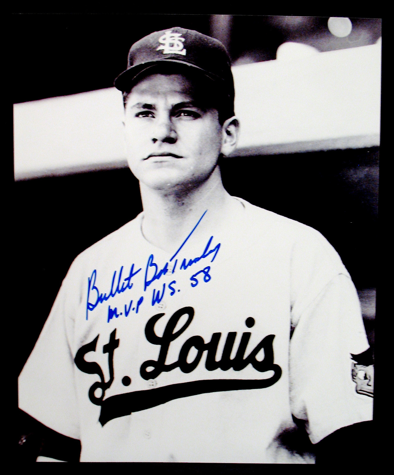 BOB TURLEY~ST. LOUIS CARDINALS BASEBALL-Autographed 8 x 10 Picture-COA ...