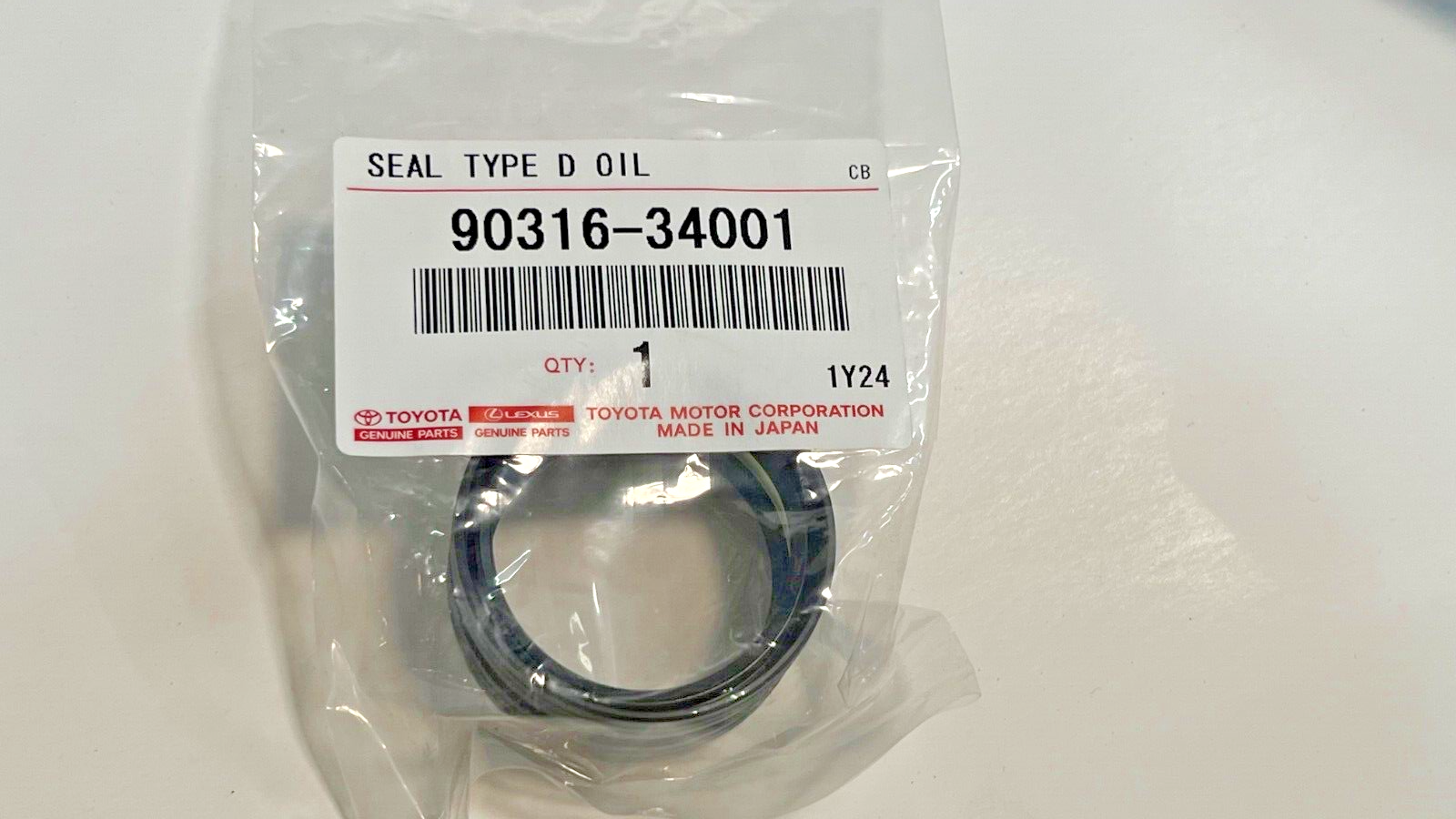 GENUINE TOYOTA & LEXUS 9031634001 VARIOUS MODELS OIL SEAL, 90316-34001 ...
