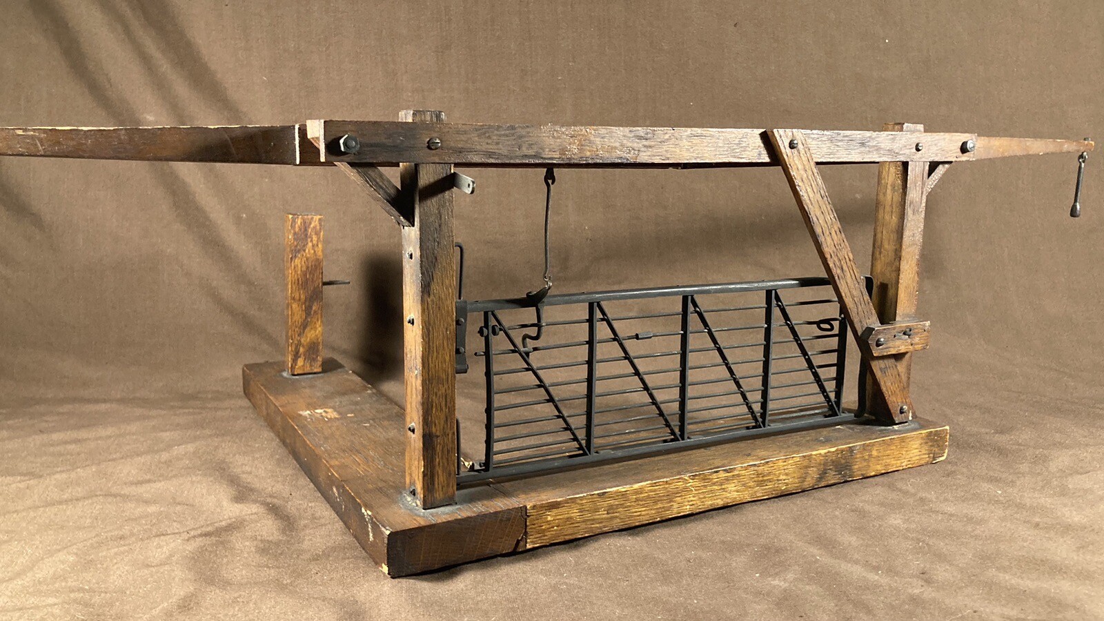 19th Century Salesman Sample Farm Cattle Ranch Automatic Gate Patent ...