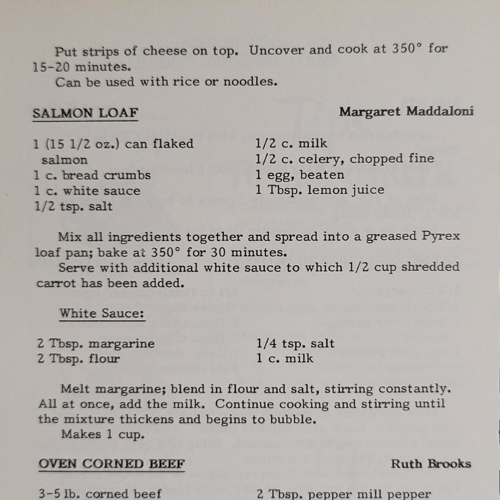 Vtg Favorite Recipes of Epiphany Parish Ladies Guild Cheshire, CT ...