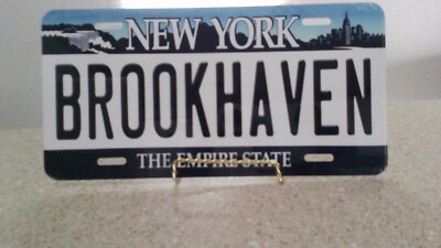 Brookhaven New York Blue Metal Sign | eBay