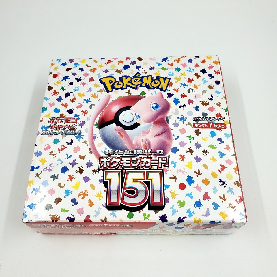 Pokemon Cards Scarlet & Violet Pokemon Card 151 Booster Box sv2a Sealed ...