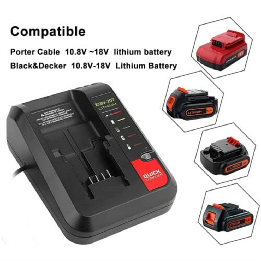 6.0Ah For Black & Decker 18V 20V Lithium-Ion Battery BL2018 BL4018-XE ...