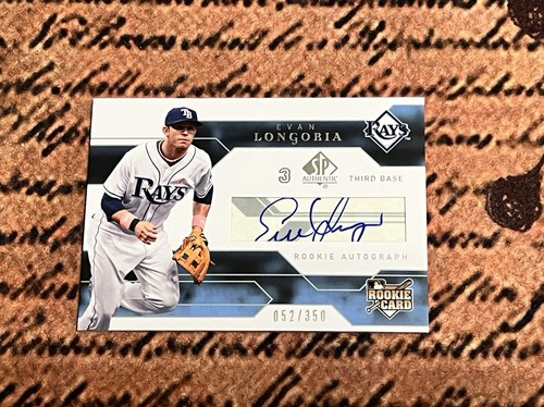 2008 Upper Deck SP Authentic Evan Longoria Rookie Auto SSP /350 🔥🔥 | eBay