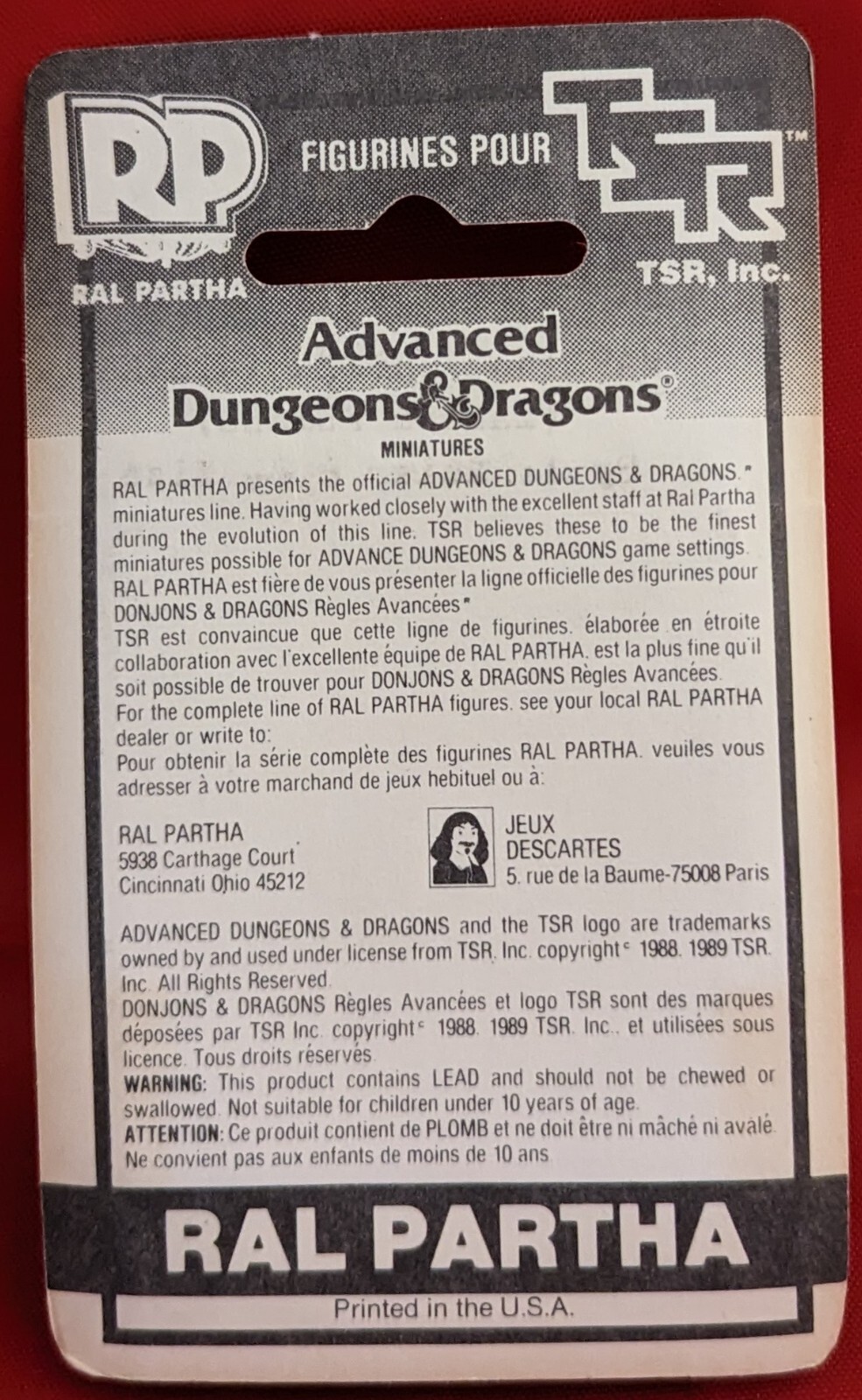 Ral Partha AD&D - 11-012 Halfling Fighter Thieves & female (Mint ...