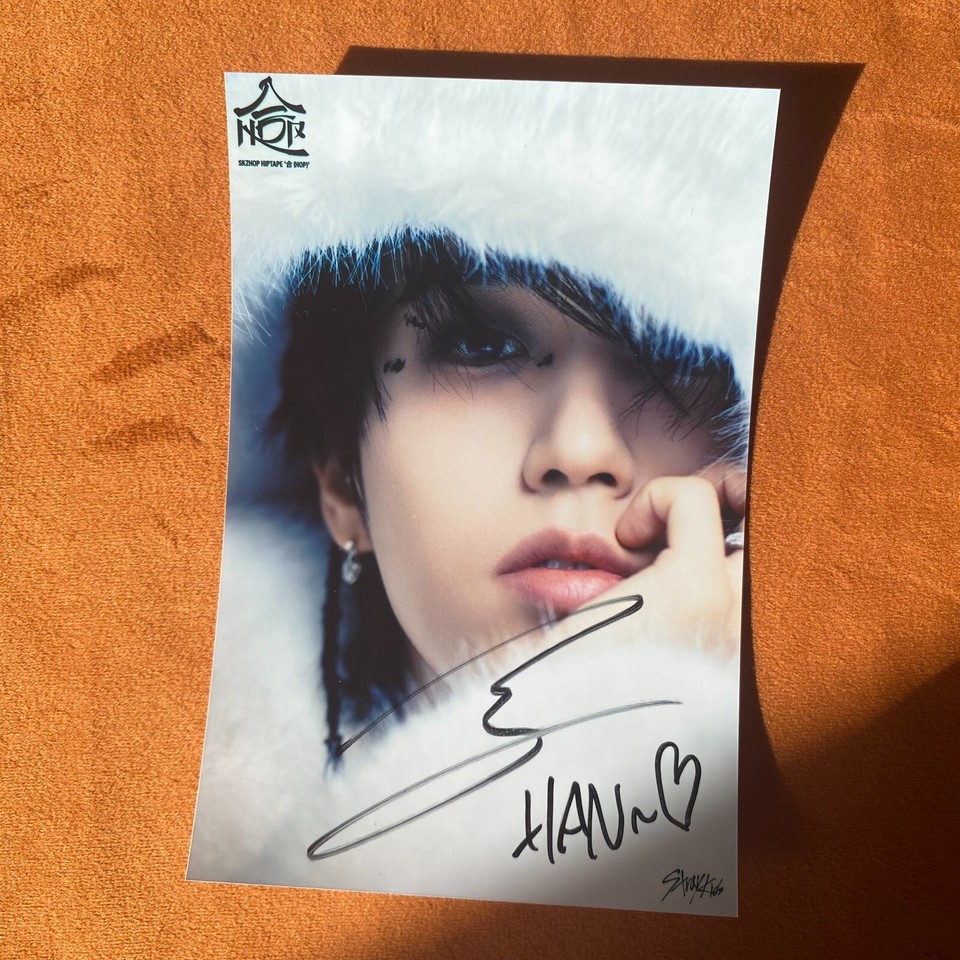 STRAY KIDS 合 HOP WALKING ON WATER AUTOGRAPHED SIGNED PHOTO 4*6 K-POP ...
