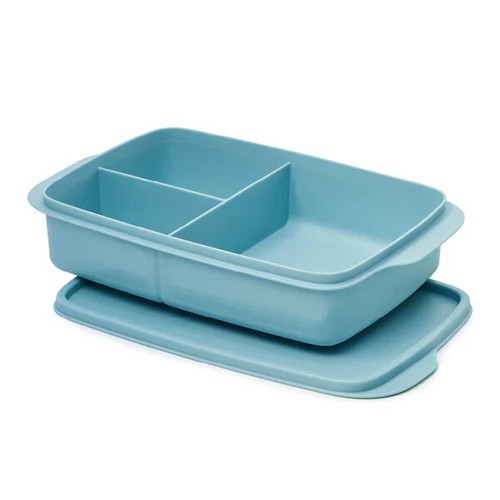 Brand NEW Tupperware 1L Divided Lunch Box Dolphin Blue | eBay Australia