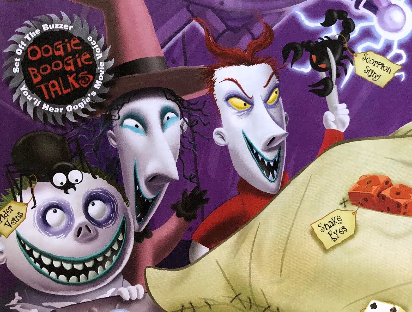 THE NIGHTMARE BEFORE CHRISTMAS OOGIE BOOGIE OPERATION GAME 100% ...