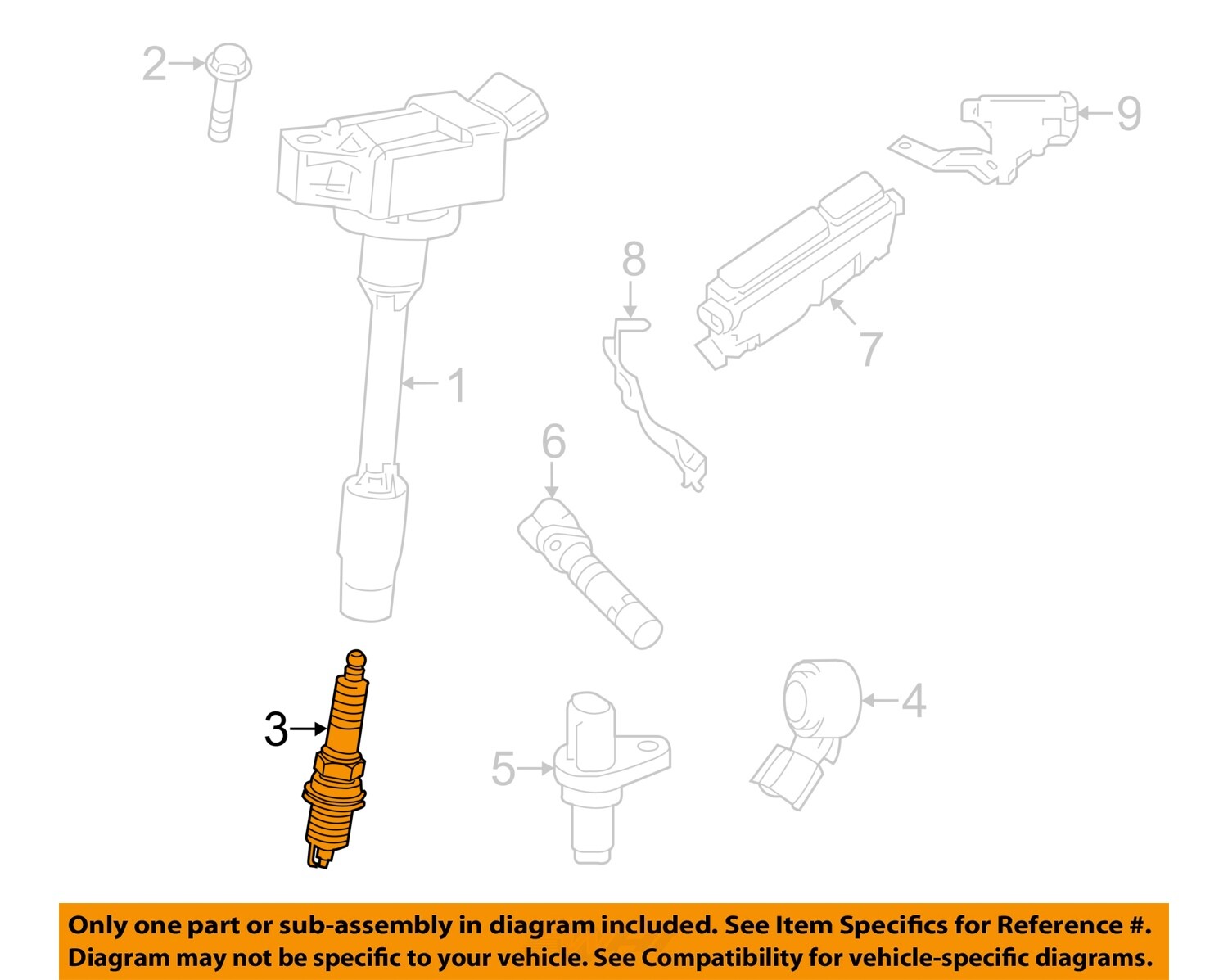 90919-01281 Toyota Plug Spark 9091901281 Genuine OEM Part for sale ...
