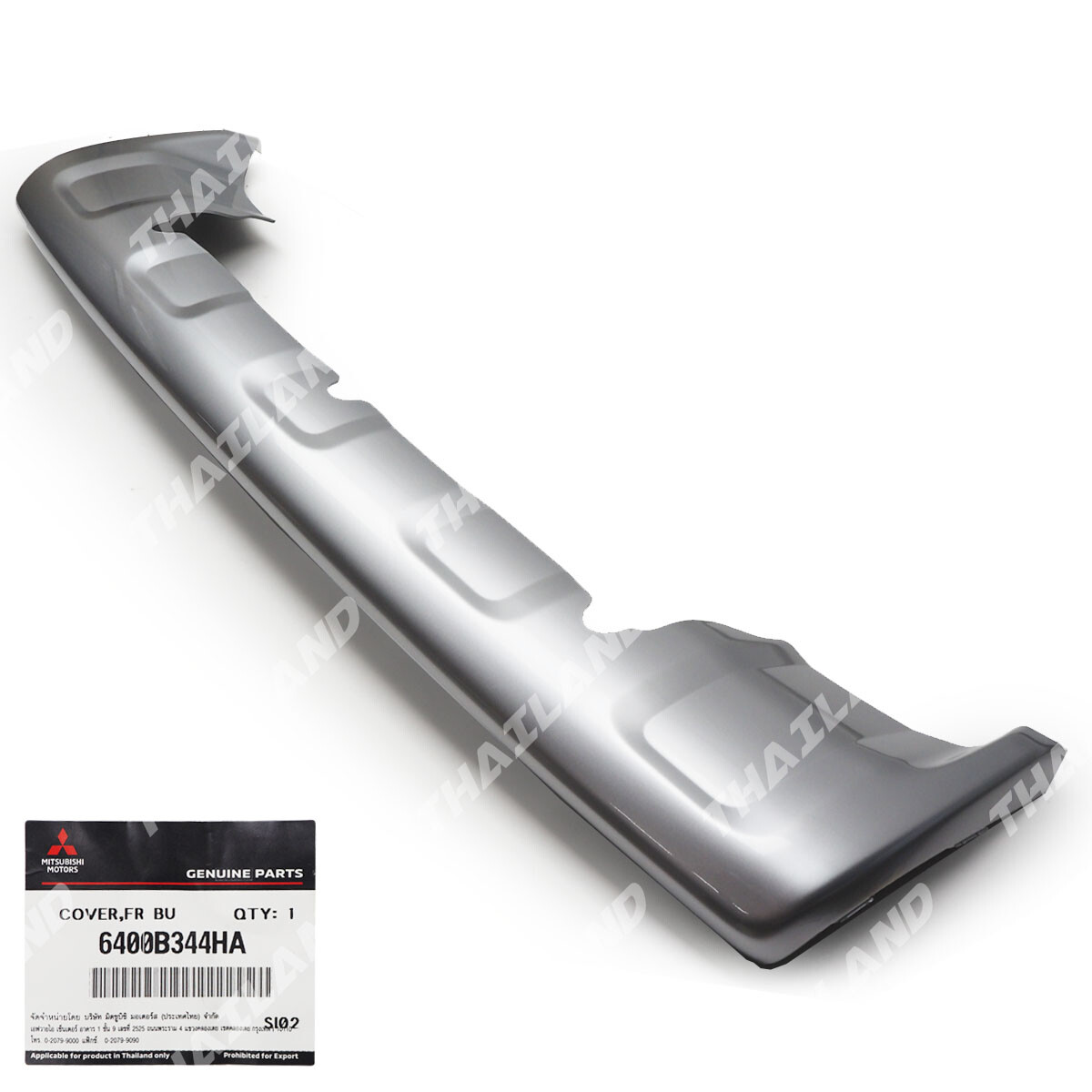 Front Bumper Cover Silver Fits Mitsubishi Pajero Montero Sport SUV 2010 ...
