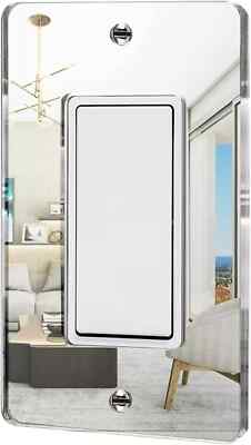 1 Pcs Mirror Light Switch Plates Outlet Covers Durable Wall Plate ...