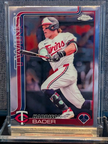 Harrison Bader 2025 Topps Chrome Baseball #62 - Minnesota Twins | eBay