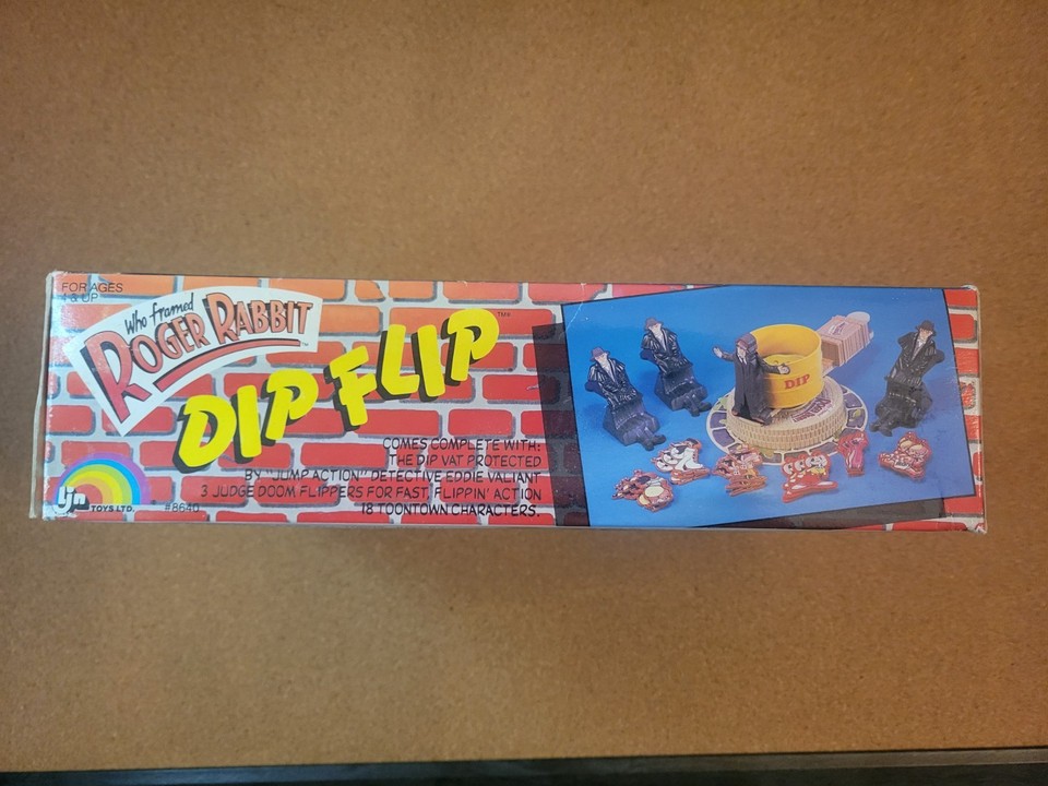 WHO FRAMED ROGER RABBIT DIP FLIP PLAYSET LJN 1988 | eBay Australia