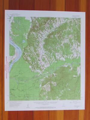 Kingston Mississippi 1960 Original Vintage USGS Topo Map | eBay