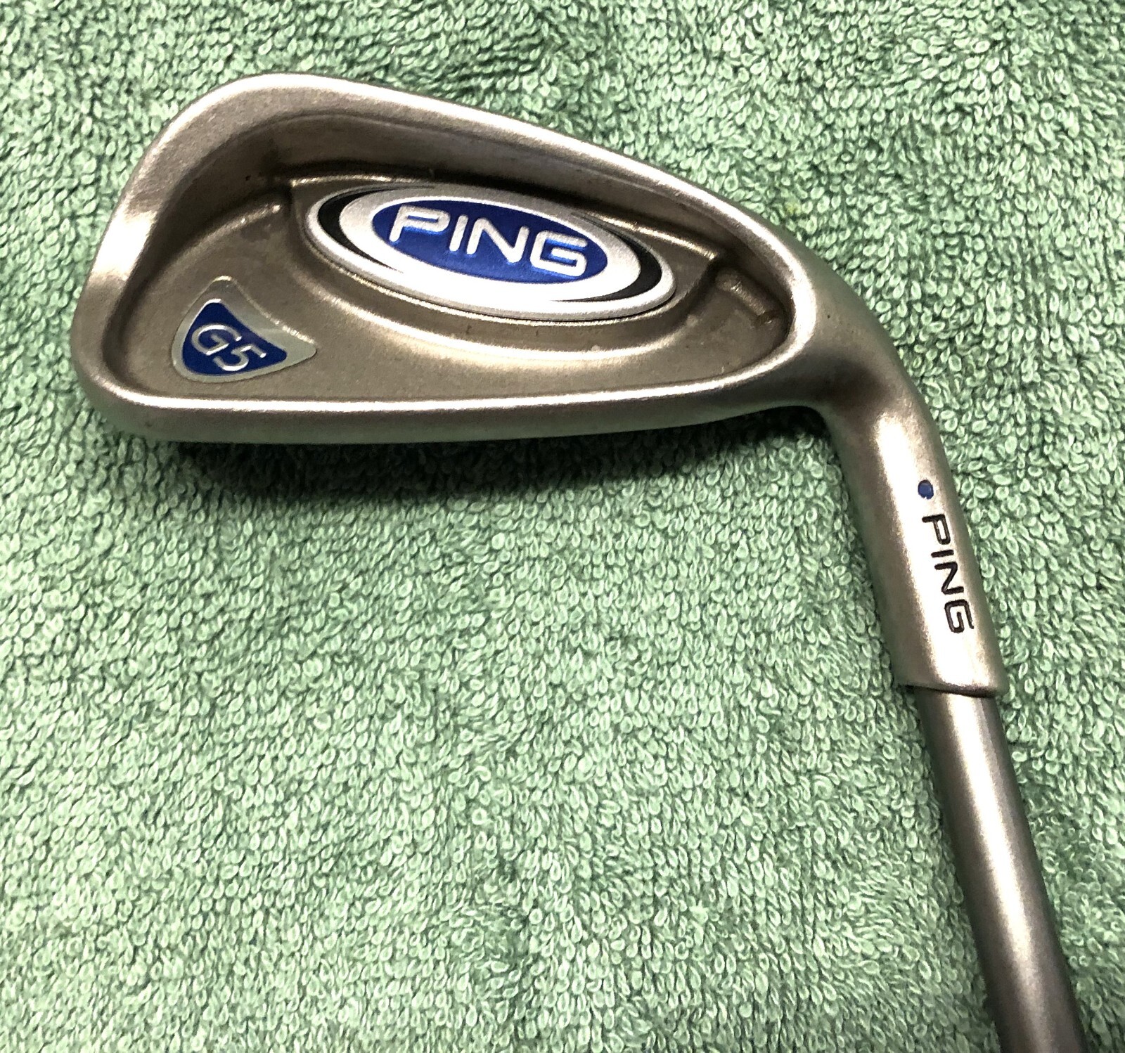 PING G5 Blue DOT Single 6 Iron, RH, 37.5", S-Flex TFC 100 Graphite, 9 ...