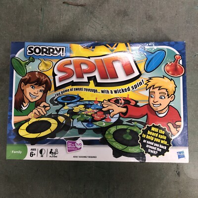 New Sorry! Spin Game Of Sweet Revenge With A Wicked Spin! by Hasbro ...