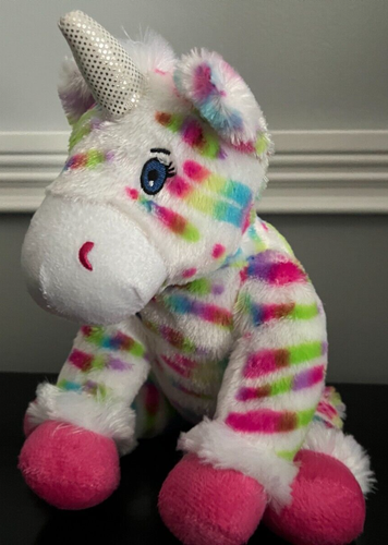 Brooklyn Progressive Rainbow Unicorn Plush Toy Stuffed Animal 11 Inches ...