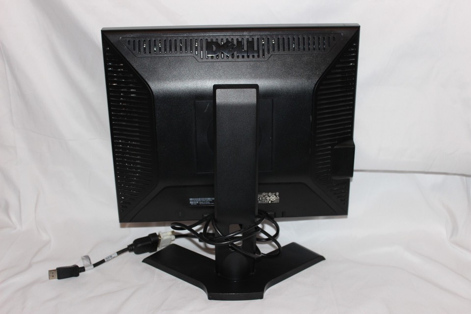 DELL P190st LCD 19” COMPUTER MONITOR VGA DVI-D DP 2-PORT USB & ADJ ...