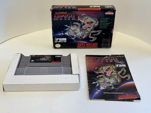 Super R-Type Super Nintendo Shmup Complete In Box Rtype | eBay