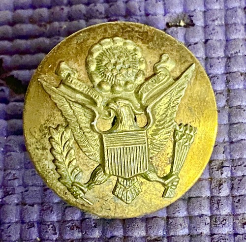 WWII WW2 Era US Army Hat Cap Badge Screw Back Military Insignia Pin ...