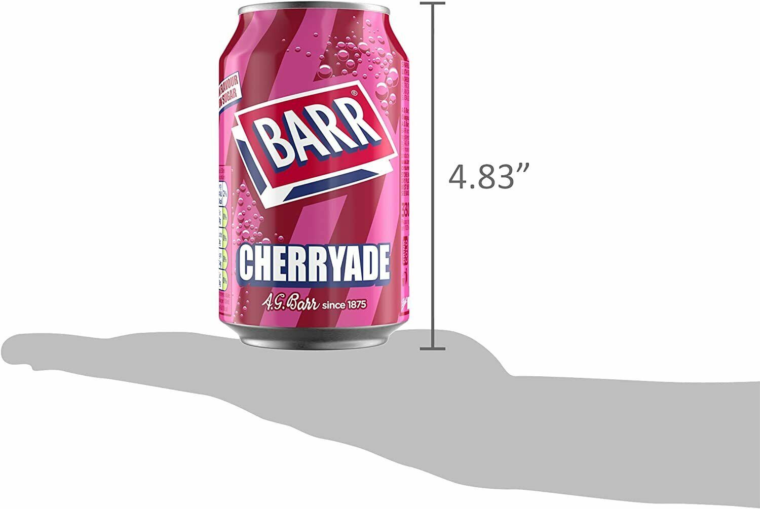 Barr Cherryade Lemonade DNB Shandy Cola Bubblegum Ginger Fizzy Drink ...