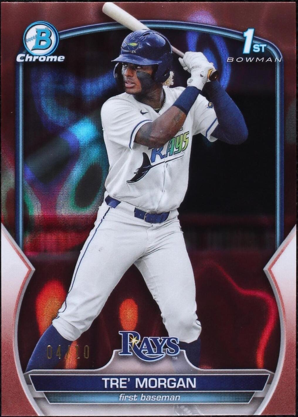 2023 Bowman Draft - Chrome Tre' Morgan #BDC-199 Rose Gold Lava ...