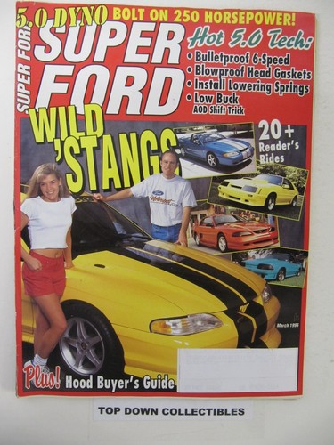 Super Ford Magazine March 1996 Wild 'Stangs | eBay