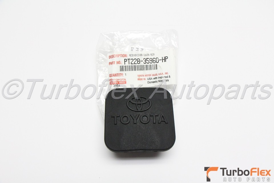 Toyota Tow Hitch Receiver 2'' Cover Genuine OEM PT228-35960-HP | eBay